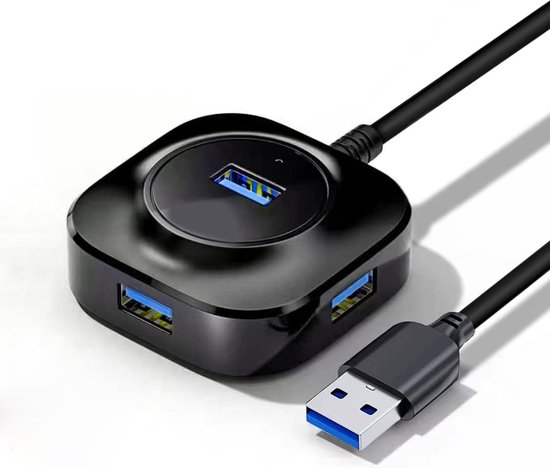 USB 2.0 Hub - USB Hub Splitter Expander 4-poorts Verdeler Geschikt voor ...