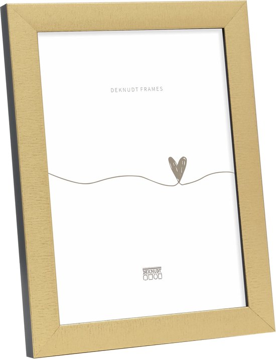 Deknudt Frames fotolijst S47EB2 - goudkleur met zwart - 15x20 cm | bol