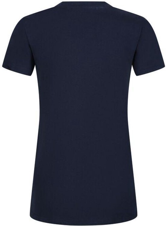 Het Regatta Filandra VI T-shirt met korte mouwen - dames - Coolweave - katoen - Marine | bol