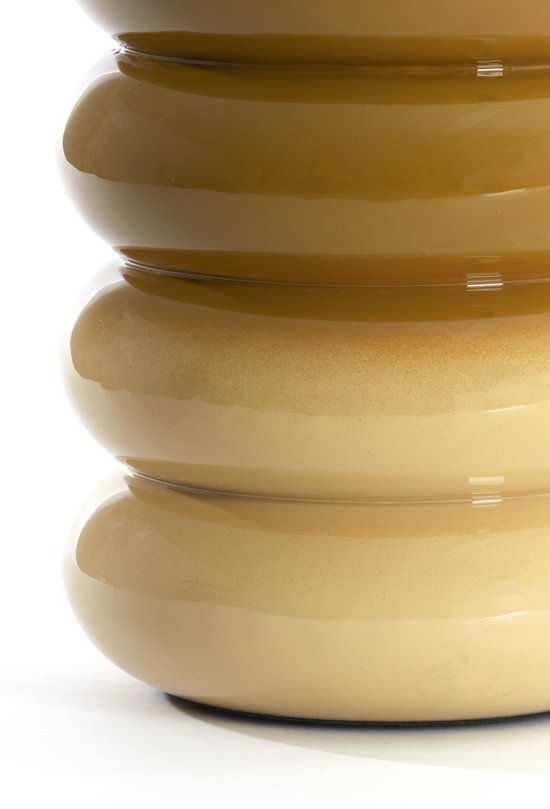 Light & Living - Vaas MIROGI - Ø30x39cm - Geel | bol