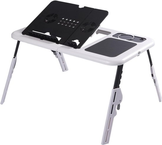 Inklapbare pc-tafel, voor notebooks, computers, tablet en tafel met ...