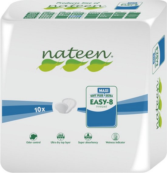 Nateen Easy-8 Maxi - 8 pakken van 10 stuks | bol