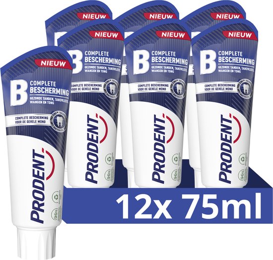 Prodent Tandpasta - Complete Bescherming - met Pro-Zinc Technologie - 12 x 75 ml | bol
