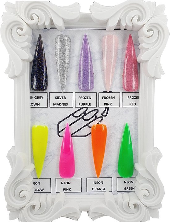 Acrylic Powder 10g Neon Yellow | bol