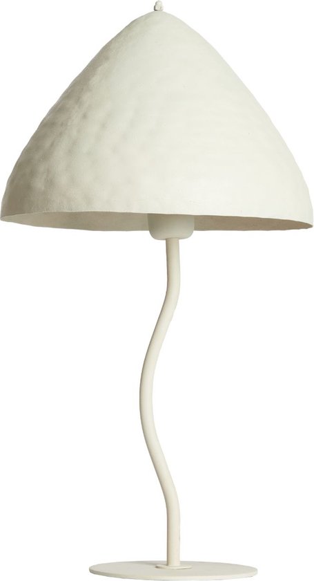 Light & Living Tafellamp Elimo - Crème - Ø25cm - Modern | bol