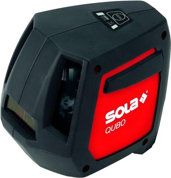Sola Qubo Basic Lijn- en puntlaser in koffer - 3 Lijnen - 20m - rood | bol