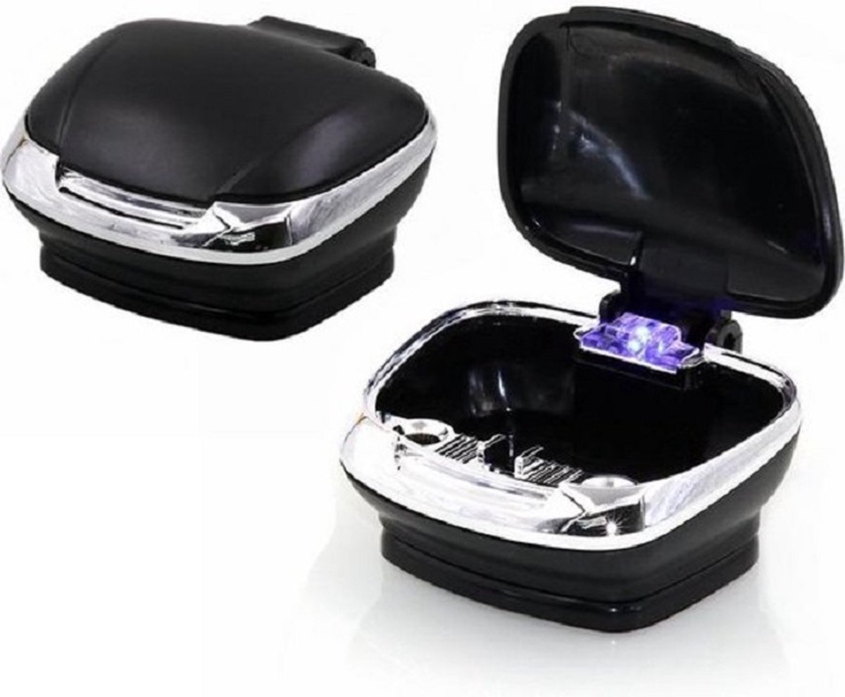 JustValue Auto Asbak met LED-verlichting en Deksel | Consumentenraad