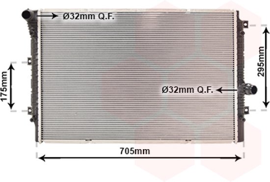 Van Wezel - RADIATOR VOOR VW BEETLE 2011-2019 5C0121251H | bol