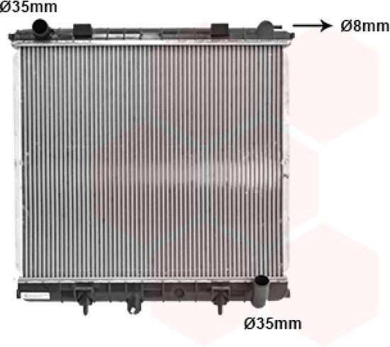 RADIATOR VOOR LAND ROVER RANGE ROVER 1994-2002 | bol
