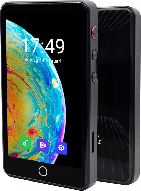 Smart MP3 Speler Bluetooth en Wifi - 16+64GB - 4 HD Touchscreen - BT 4. ...