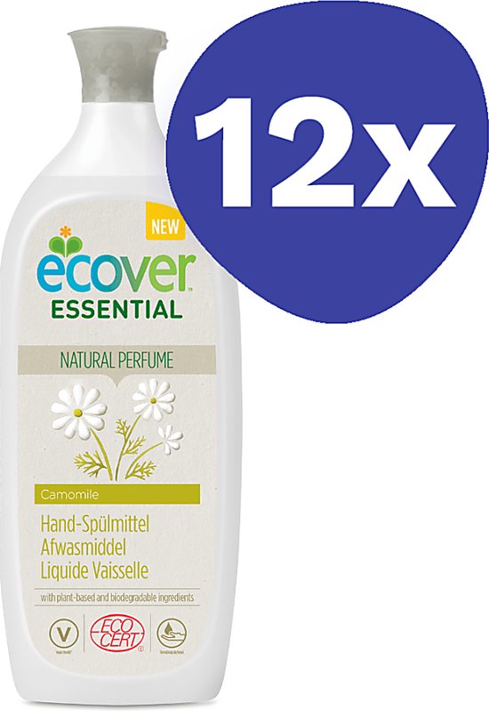 Ecover Essential Afwasmiddel (12 x 1L) | bol