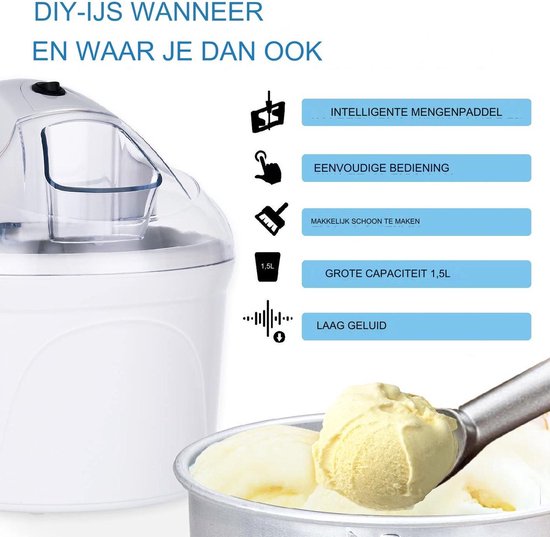 Professionele ijsmachine - Testwinnaar - Softijsmachine voor thuis ...