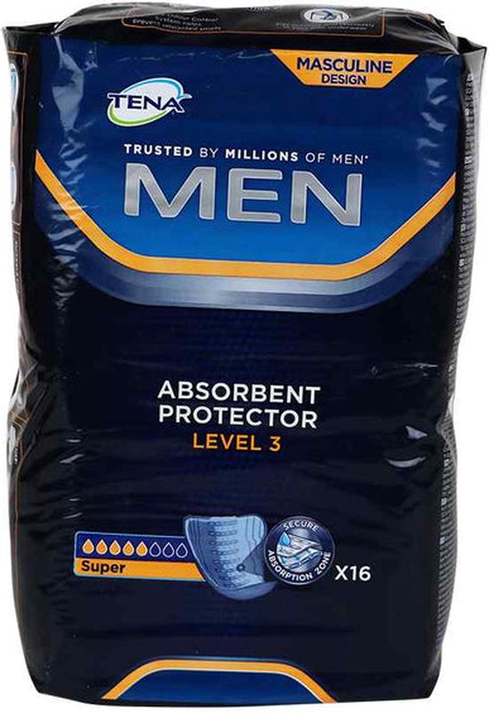 TENA MEN LEVEL 3 - 20 x 16 stuks voordeelverpakking | bol