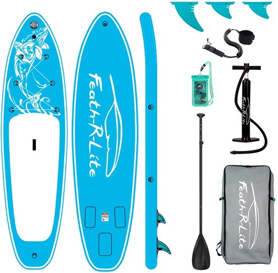 Funwater Ocean Secret Sky Blue 10’6 - Allround SUP board - Compleet ...
