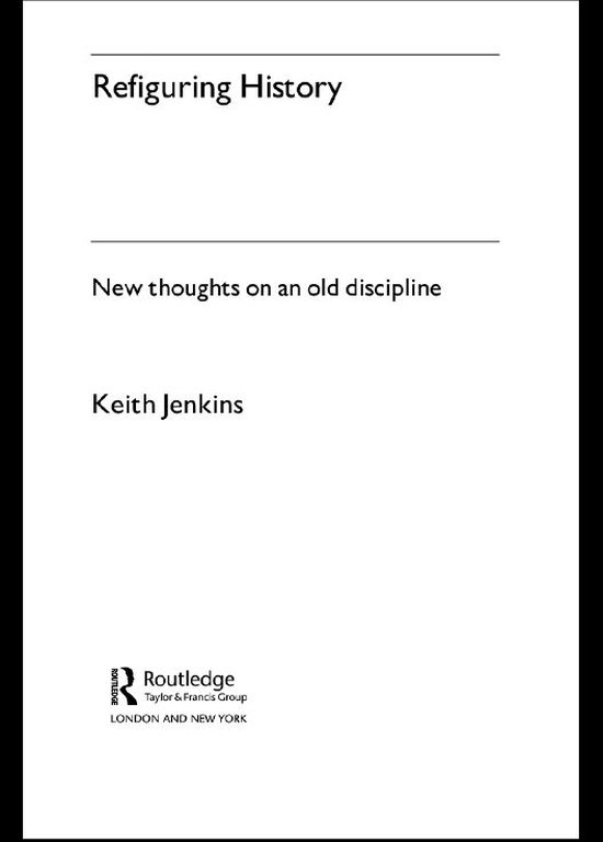 Refiguring History (ebook), Keith Jenkins | 9781134543021 | Boeken | bol
