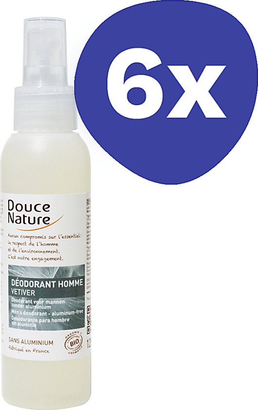 Douce Nature - Deodorant For Men (6 stuks) | bol