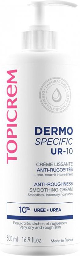 Topicrem Ur10 Creme Smoothing A/ruwheid 500ml | bol
