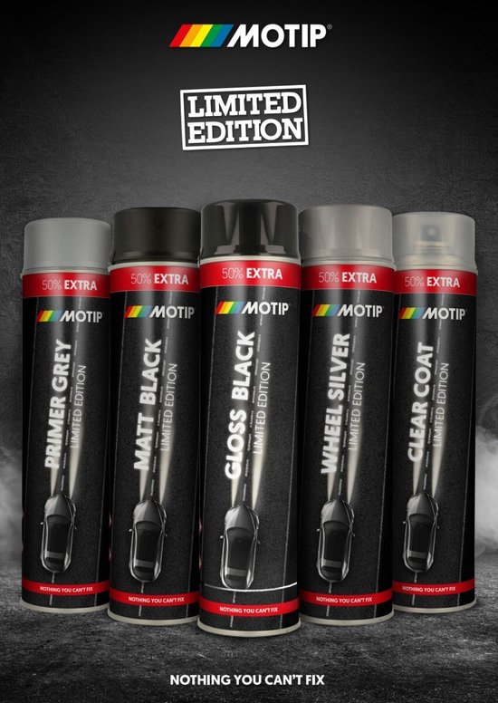 Motip primer - grijs - Limited Edition - 600 ml | bol