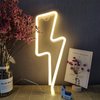 ZoeZo - Neon Wandlamp Bliksem - Geel - LED - Neon Verlichting ...
