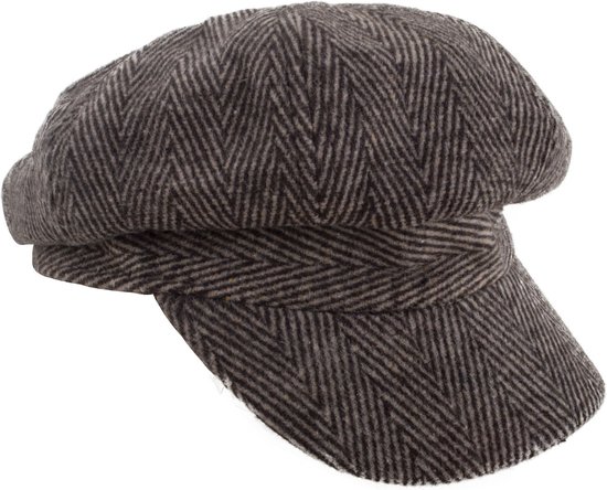 Funny Fashion Verkleed pet/hoed Bakerboy - voor heren - grijs - jaren ...