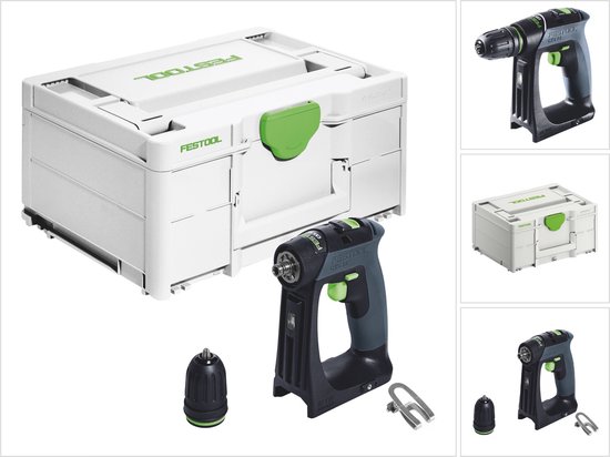 Festool CXS 18-Basic Accu Schroefboormachine 18V Basic Body in Systainer - 576882 | bol