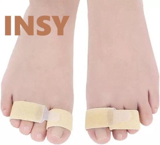 5 stuks teenbrace, 1 set van 5 stuks teenseparators, elastische teen ...
