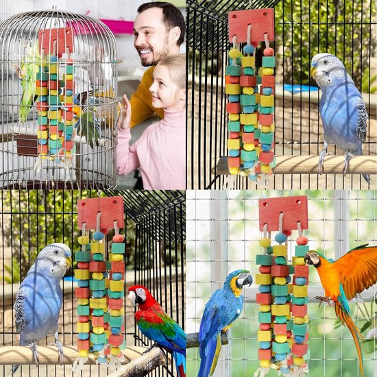 Vogel papegaai speelgoed groot kauwen | bol