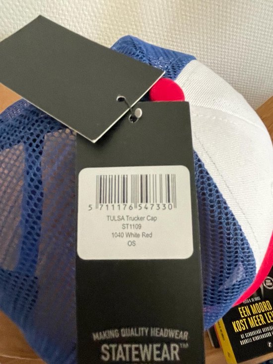 Statewear cap -Pet - blauw/wit - New York - NY | bol