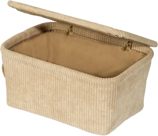 Anela badmand met deksel, 100% polyester zacht geribbeld fluweel design ...