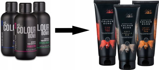 ID Voks IdHAIR - Colour Bomb Rose Coral 934 - 200 ml | bol