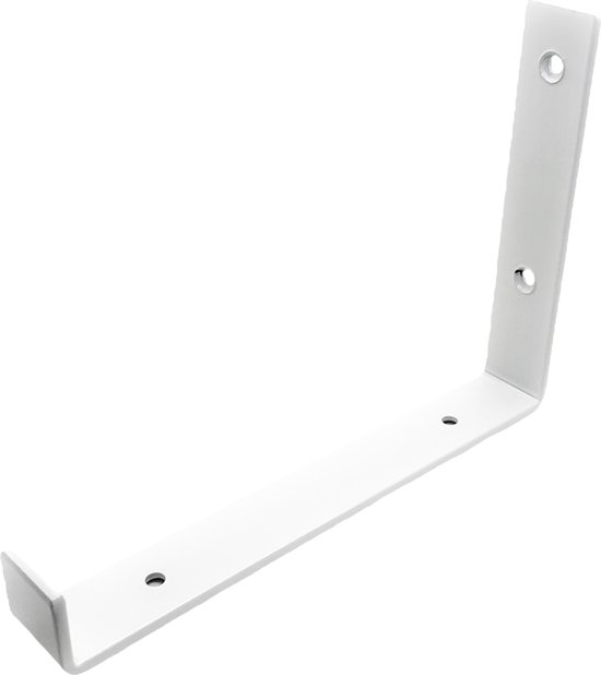 Maison DAM - Plankdrager L vorm up – Voor plank 20cm - Wit (Ral 9003 ...