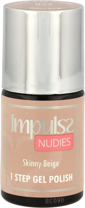 Impulss Gellak Gel Polish Nudies - Gel Nagellak - Verhardende werking - Skinny Beige -... | bol
