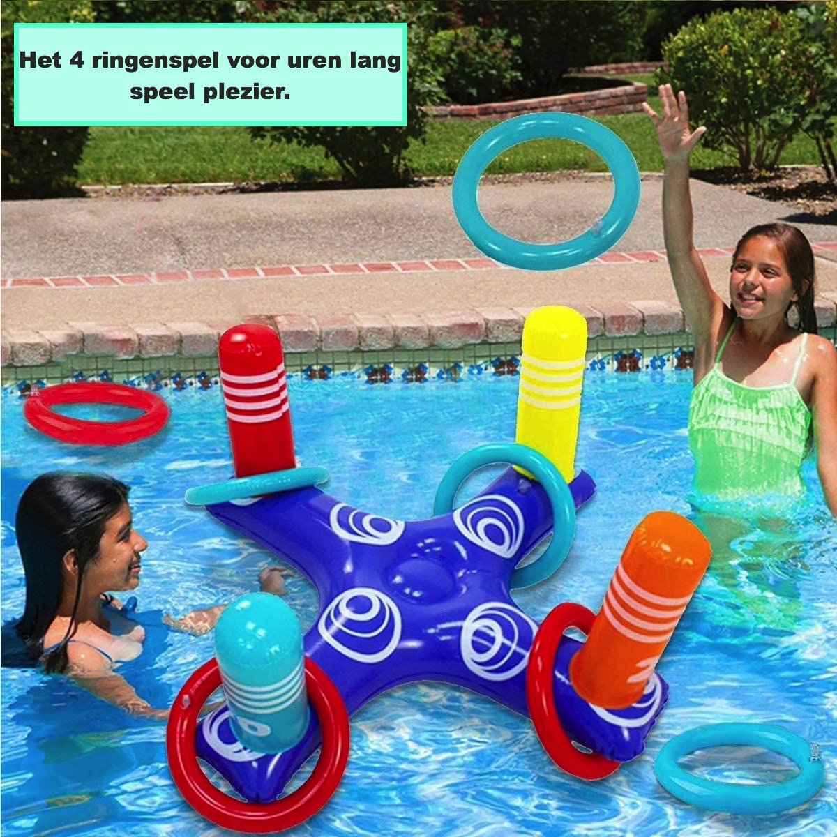 Opblaasbaar - Spel - Water Fun - Water Plezier - Zomer - Zwembad ...