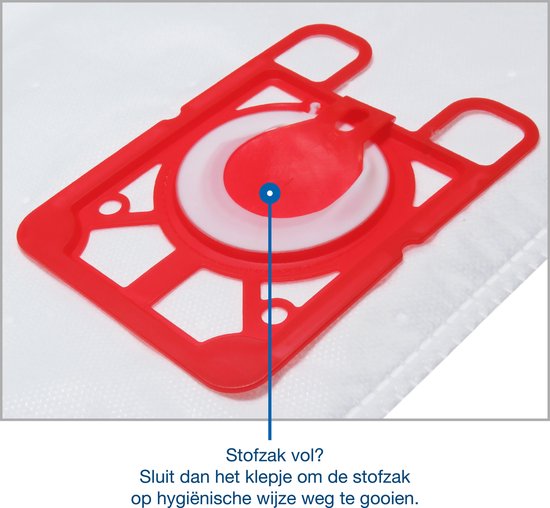 10x Dparts NVM-1AH stofzuigerzakken geschikt voor Numatic - 6 liter ...