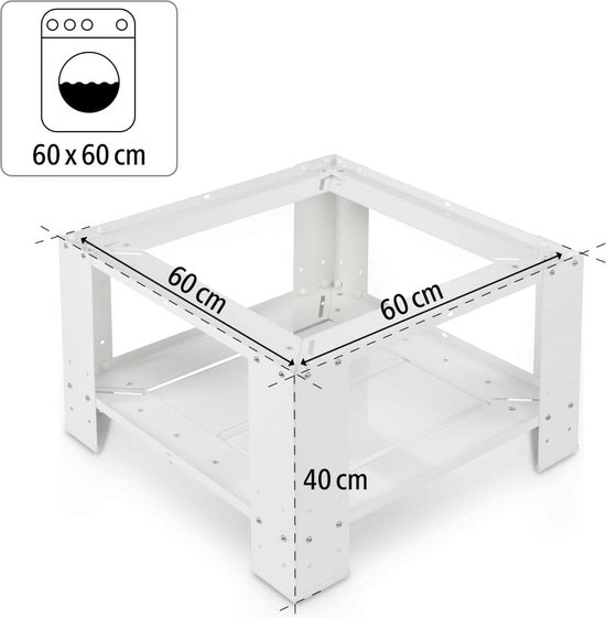 Universele sokkel voor wasmachine en wasdroger - Xavax | bol