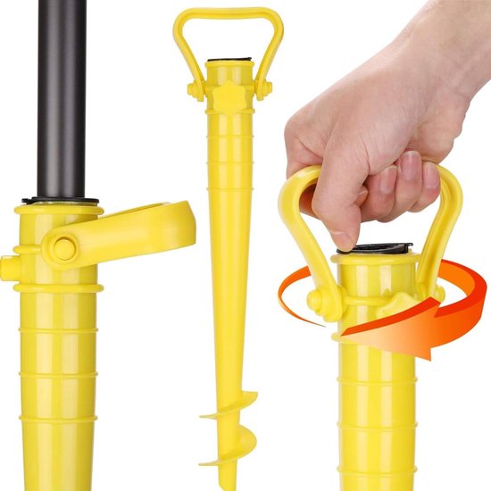 3 stuks parasolvoet, parasolhouder strand, bodemhuls, parasol ...