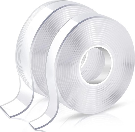 Dubbelzijdige Tape - Hitte- en Vochtbestendig - Transparant - Extra Sterk - Voor... | bol