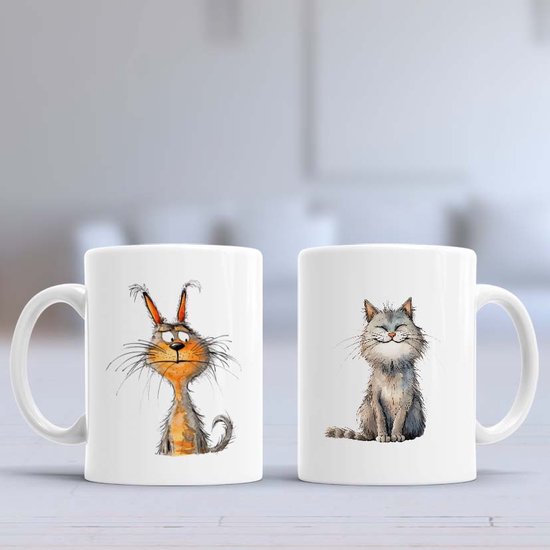 Mok Bokkige Geit - Gift - Cadeau - CatLovers - Meow - KittyLove - Katten -... | bol