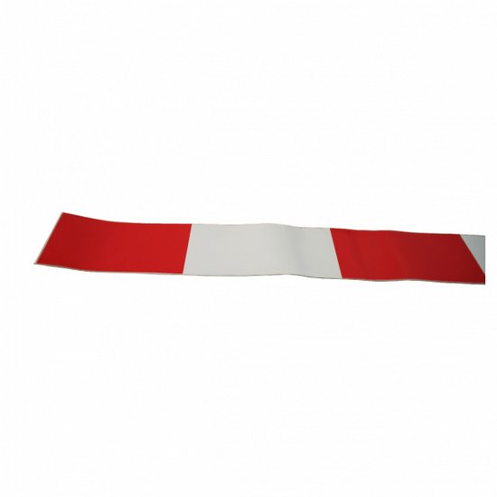 Markerings sticker rood/wit 100x9cm | bol
