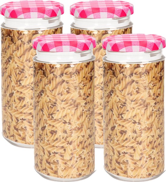 Plasticforte Weckpot/inmaakpot Classic - 4x - 550ml - kunststof ...