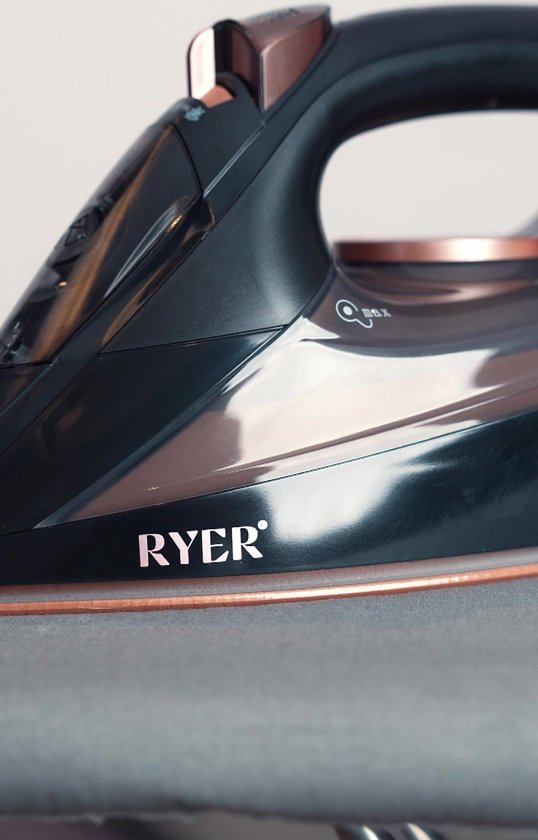 RYER Stoomstrijkijzer - 2200 W - 200 g/min stoomjet - 420 ml reservoir ...