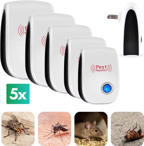 Ongedierte bestrijder (5 Stuks) - Ultrasonische Ongedierte Verjager ...