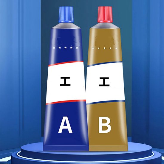 DW4Trading Metaal Reparatie Lijm Set met 2 Componenten - Hittebestendig ...