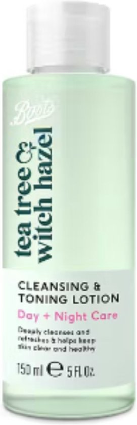 Boots Tea Tree & Witch Hazel Cleansing and Toning Lotion | bol