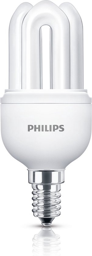 6 X Philips Genie Spaarlamp - 8W - E14 Fitting - Daglicht - 6 Stuks | bol