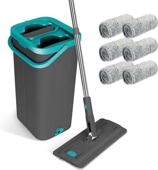Dweilsysteem - Dweilset - Dweilsysteem Met Wringer - Dweil Met Emmer ...