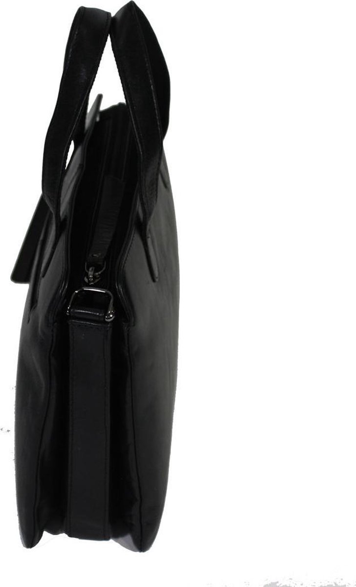 Klassieke Handtas leer 3 vakken | bol.com