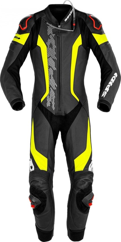 Spidi Laser Pro Perforated Black Fluo Yellow 1 Piece Racing Suit 48 ...