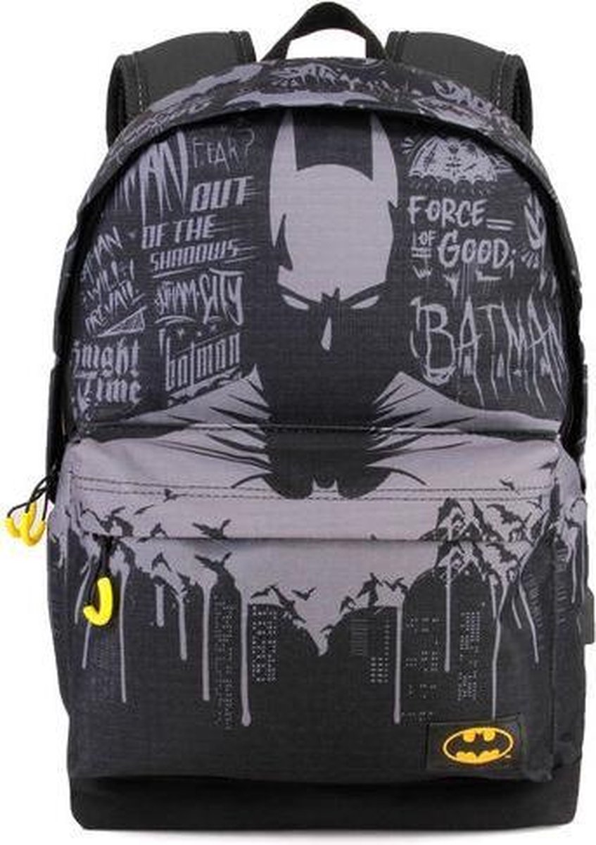 DC - Batman - Sac à dos - Zwart - Hauteur 42cm | bol.com