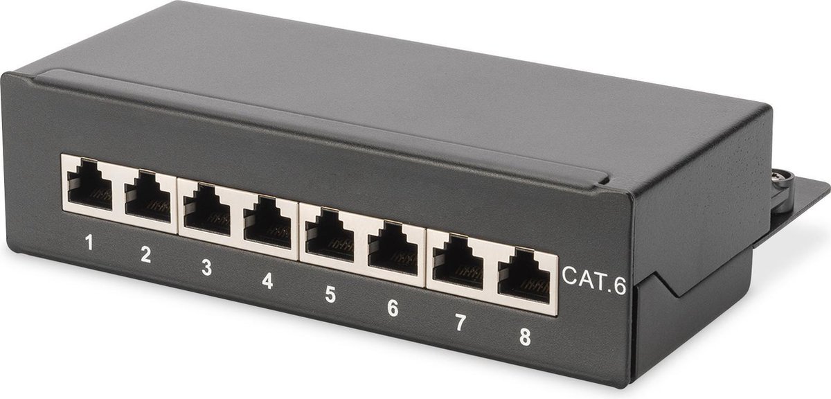 DN-91608SD Digitus Desktop CAT 6, Class E patch panel (patch paneel), shielded 8-port... | bol.com